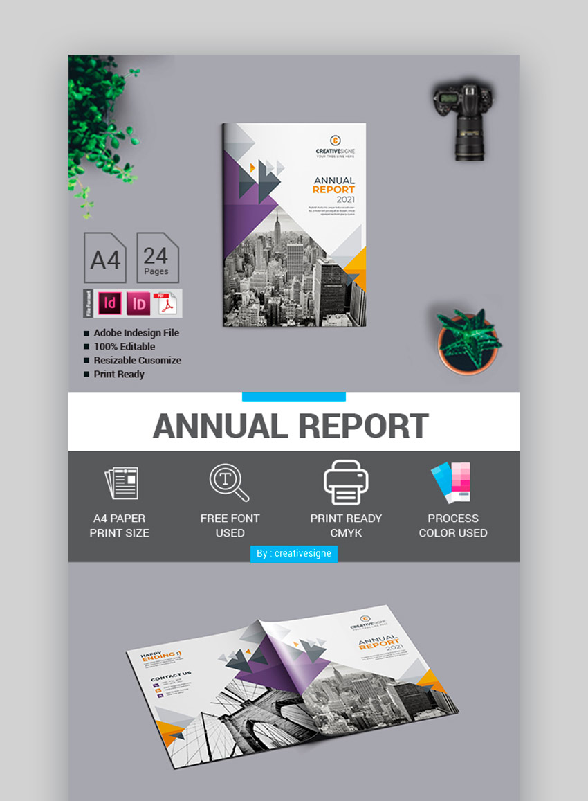 25 Best Nonprofit Annual Report Template Designs For 2022